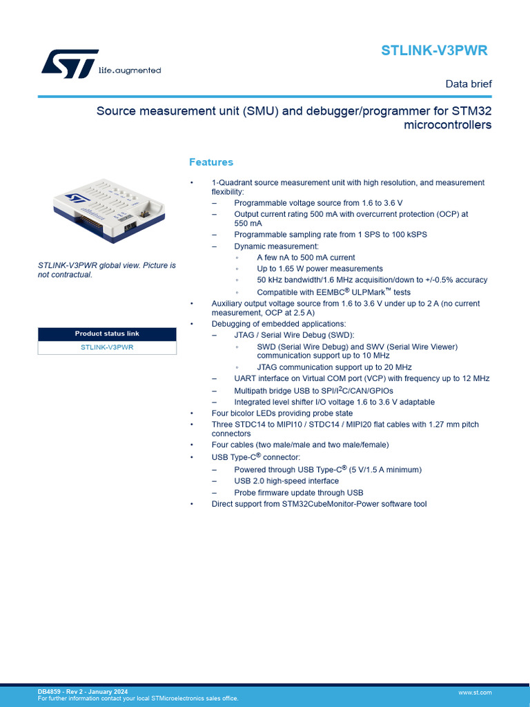 Stlink v3pwr | PDF | Software Engineering | Classes Of Computers