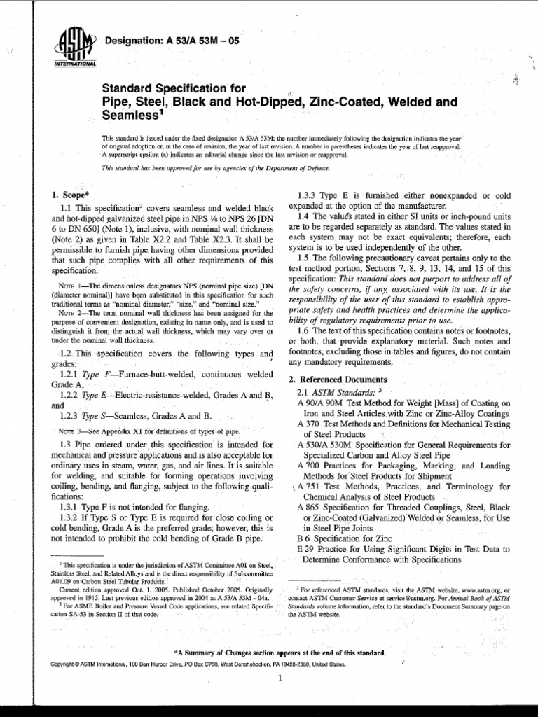 A53 - Astm | PDF