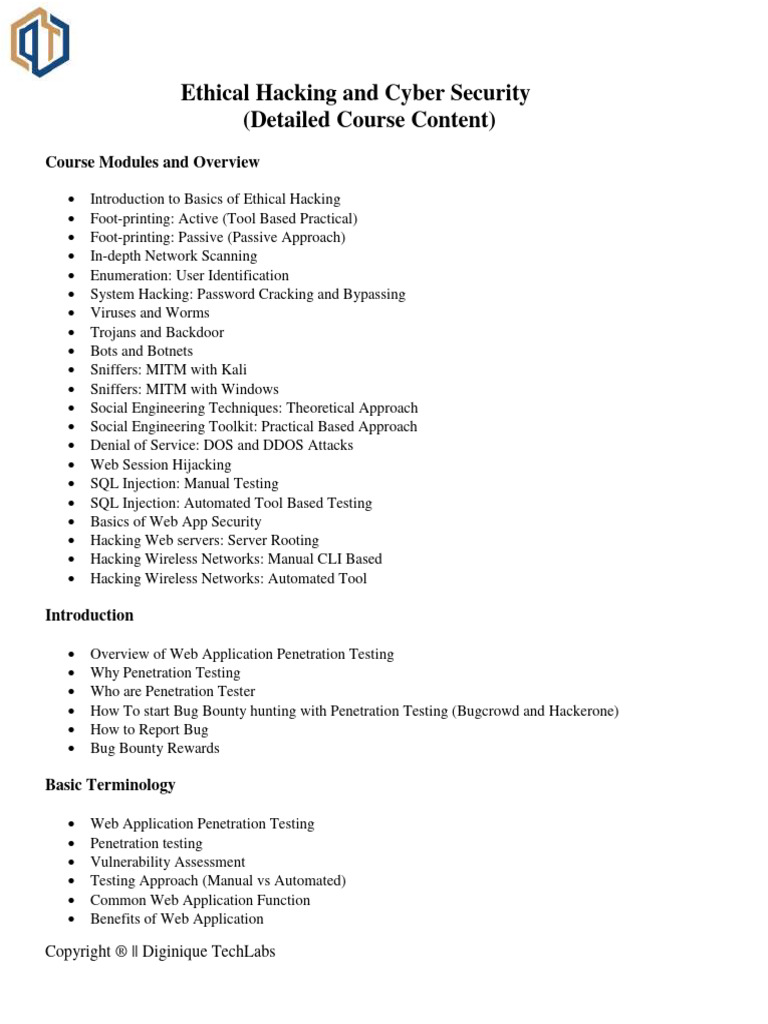Ethical Hacking and Cyber Security- IIT Roorkee (1) | PDF | World Wide Web | Internet & Web
