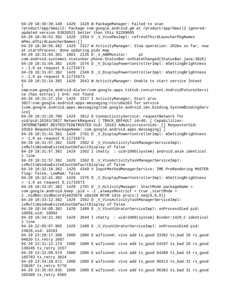 log | Download Free PDF | Computing | System Software