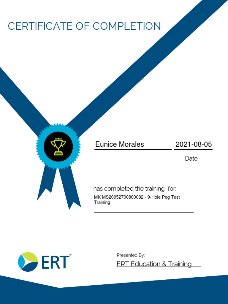 ERT Training 9hole | PDF | Technology & Engineering