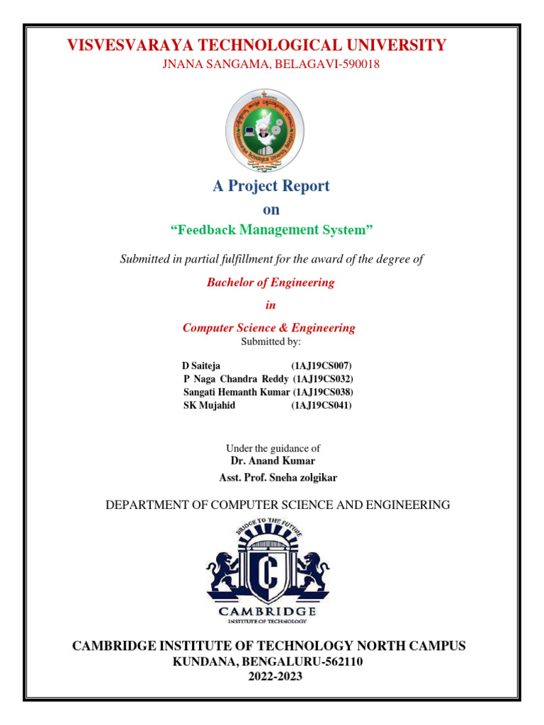 Feedback Management System Download Free Pdf Php Method Computer 6412