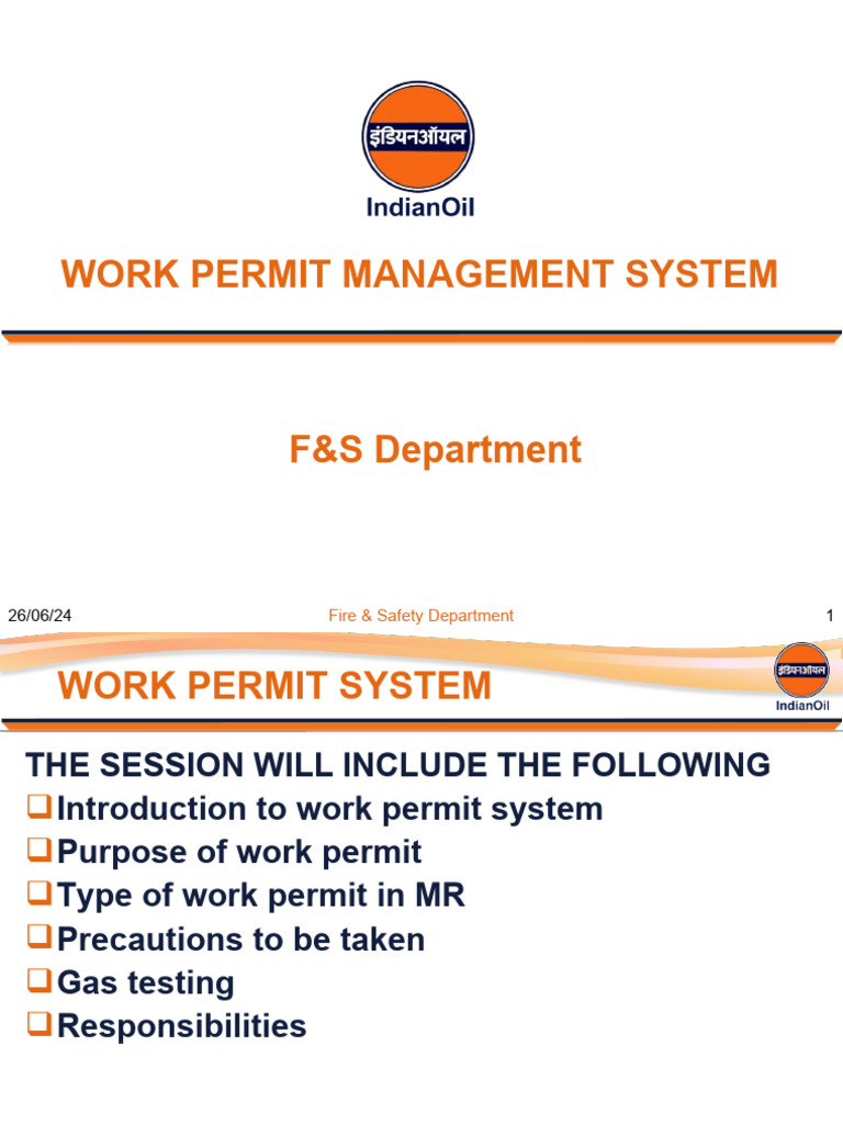 Work Permit System | PDF