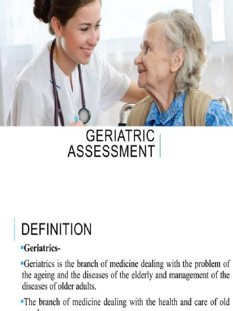 Assessment For Elderly | PDF
