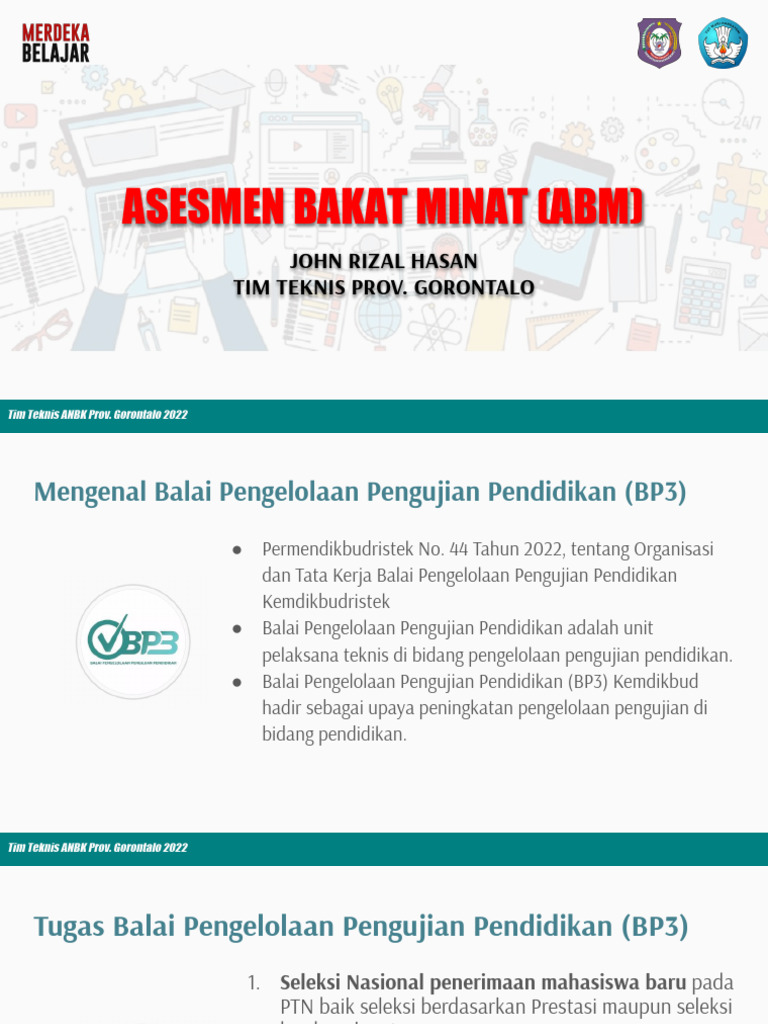 Test Bakat Minat Presentasi 2 | PDF