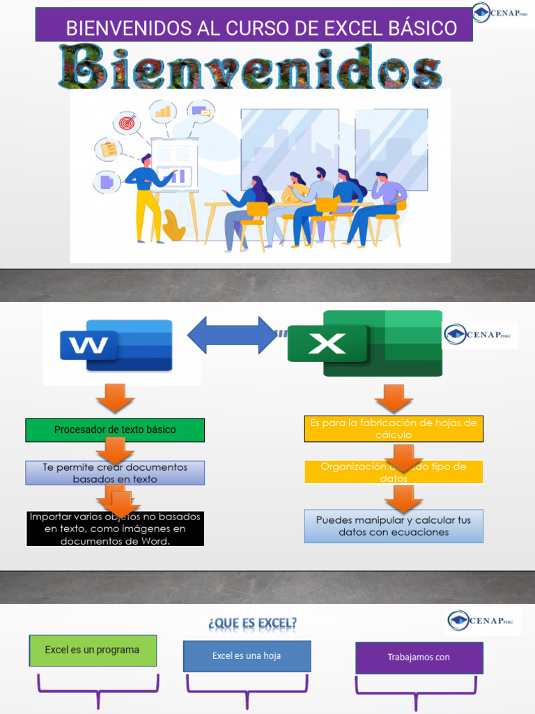 Guía Excel Básico Clase #01 - Cenap 30.10.23 | PDF | Microsoft Excel | Tecnologías de la información