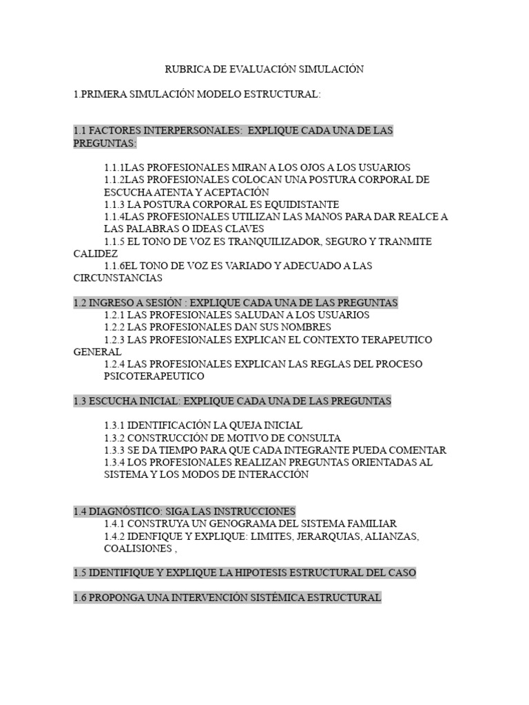 RUBRICA SIMULACION SISTEMICA | PDF RUBRICA SIMULACION SISTEMICA | PDF