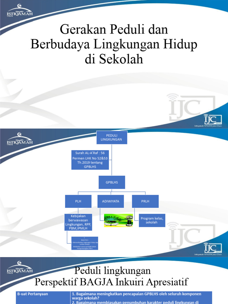 Gerakan Peduli dan Berbudaya Lingkungan Hidup di Sekolah | PDF Gerakan Peduli dan Berbudaya Lingkungan Hidup di Sekolah | PDF