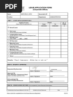 Revised LEAVE APPLICATION FORM - 2023 | PDF