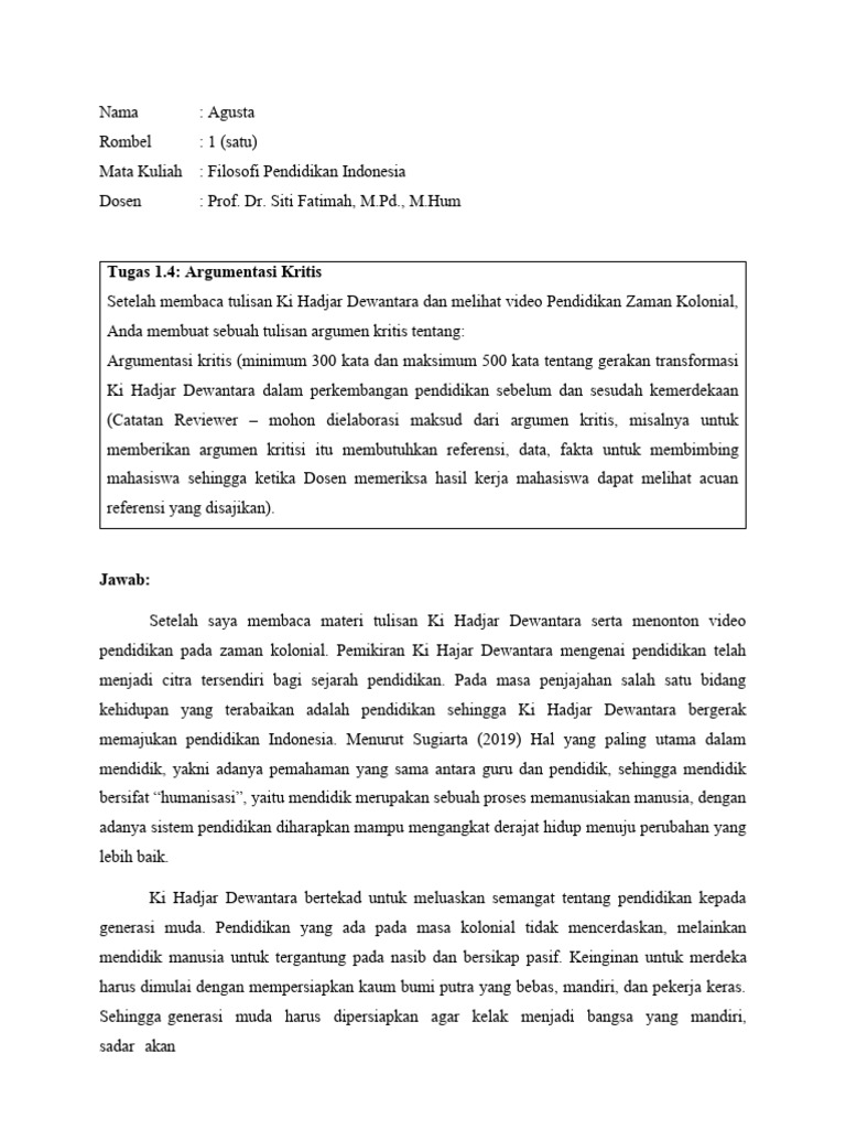 Eksplorasi Konsep - Filosofi Pendidikan | PDF