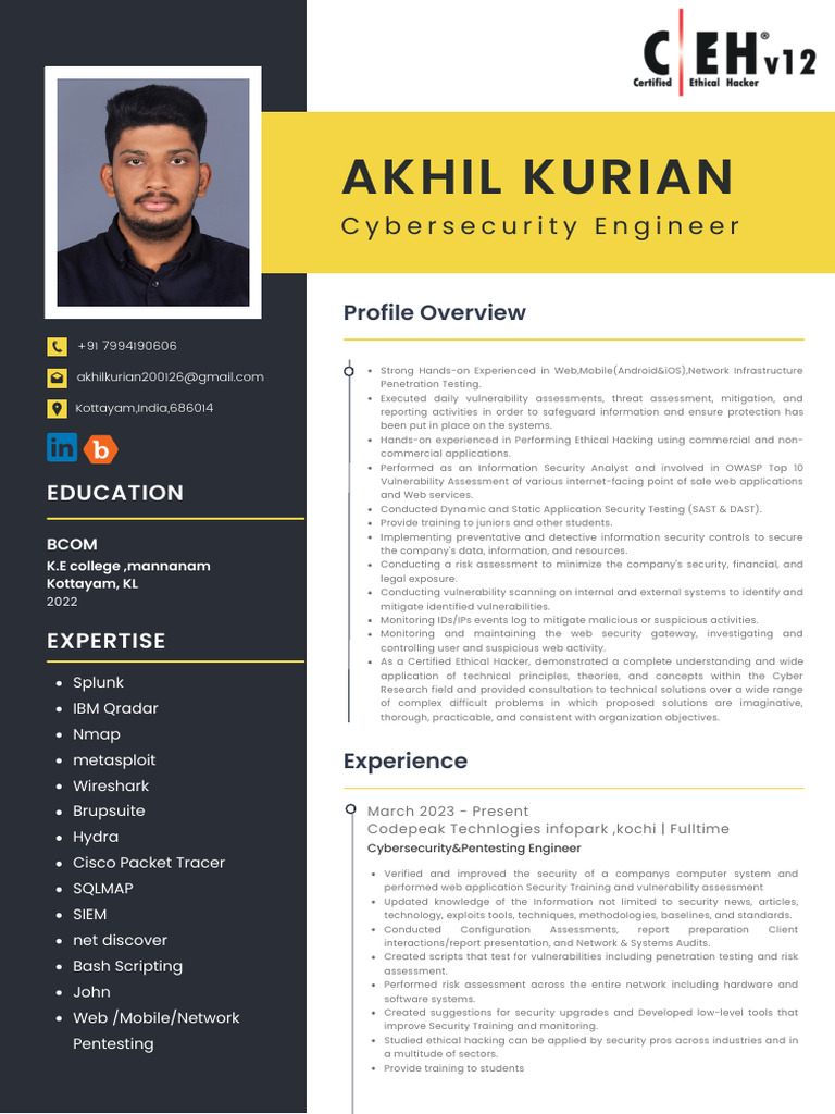 Akhil Kurian - App Sec | PDF | Security | Computer Security