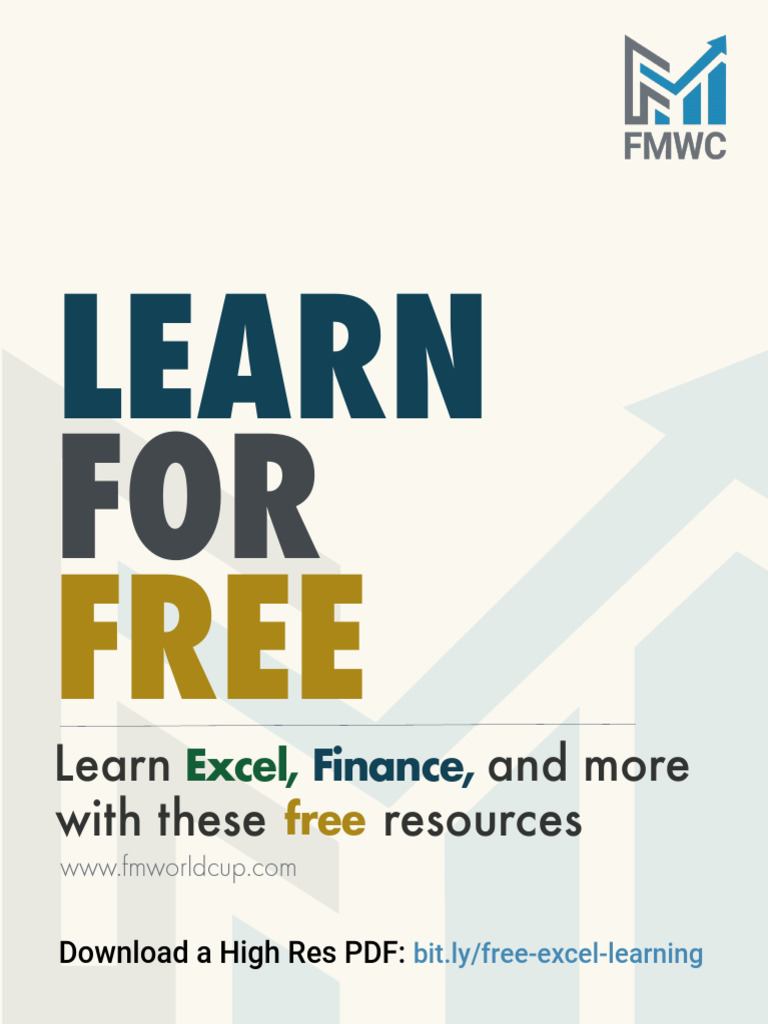 Learn Excel, Finance and More With These Free Resources | PDF | Microsoft Excel | Microcomputer ...