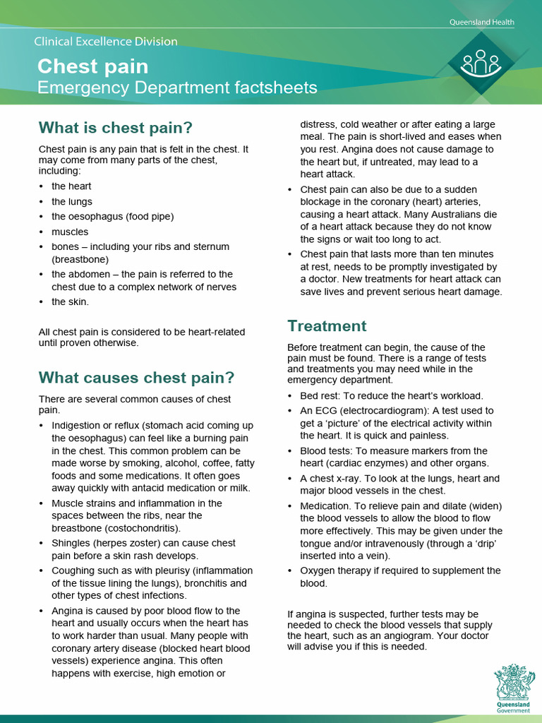 chest-pain | PDF | Thorax | Myocardial Infarction