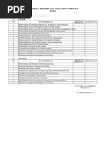 Checklist Tugas Office Boy Harian | PDF