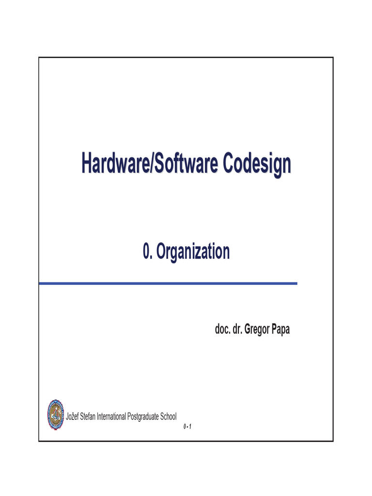 HW SW Codesign | PDF | Embedded System | Systems Engineering