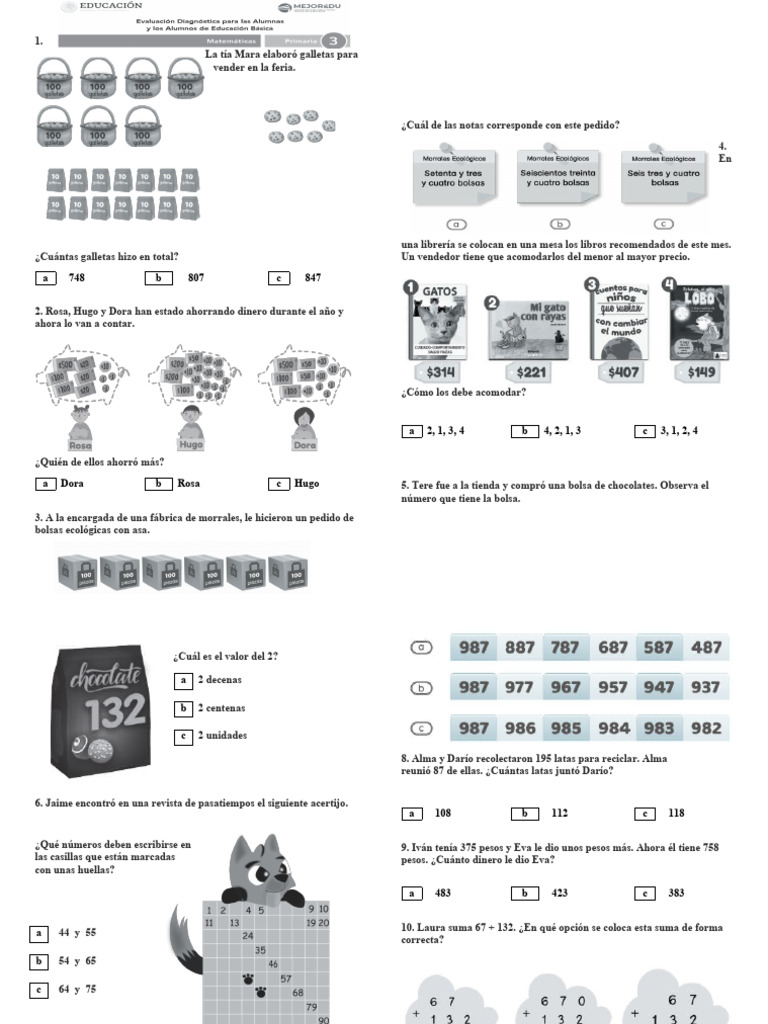Matematicas 3o Prim | Descargar gratis PDF | Litro