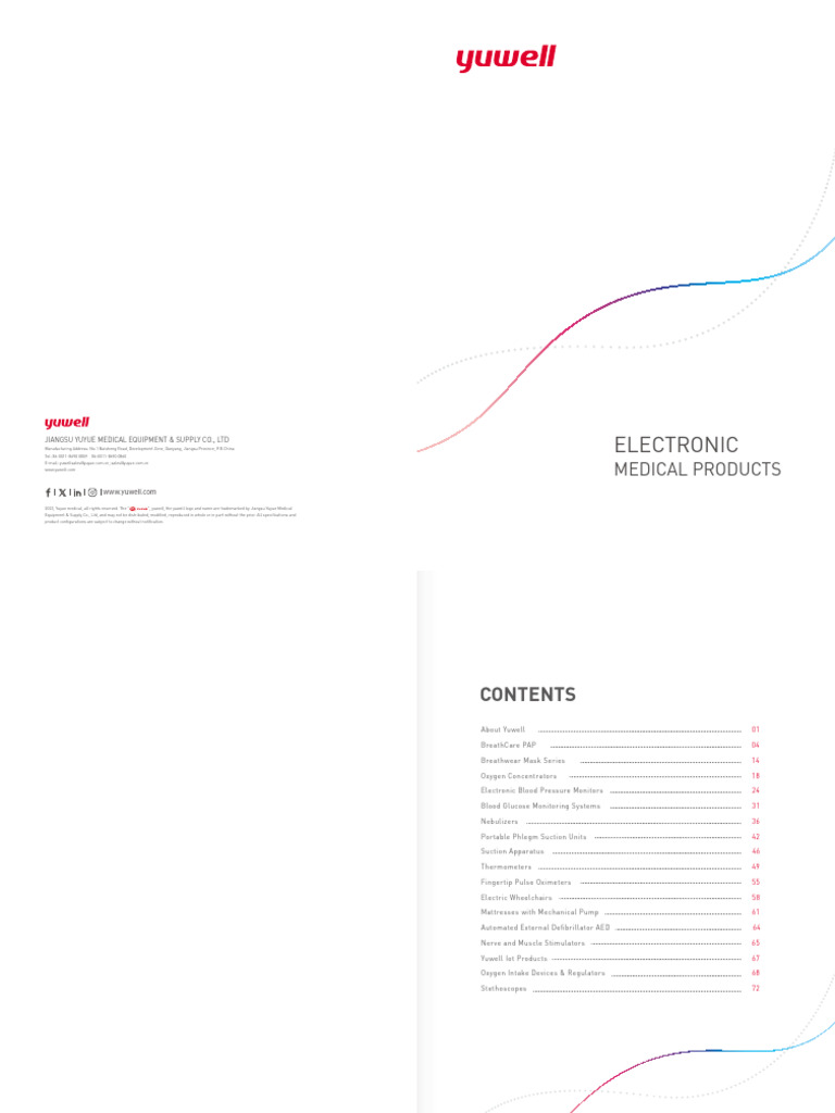 Yuwell Medical Equipment Overview | PDF