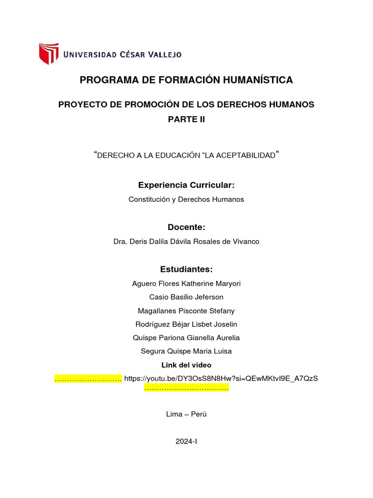 modelo de carátula proyecto-PARTE II (3) | PDF