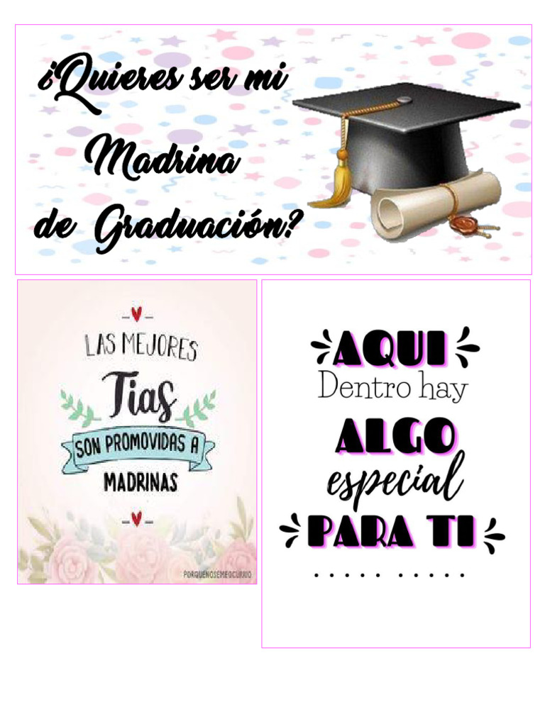 quieres ser mi madrina | PDF