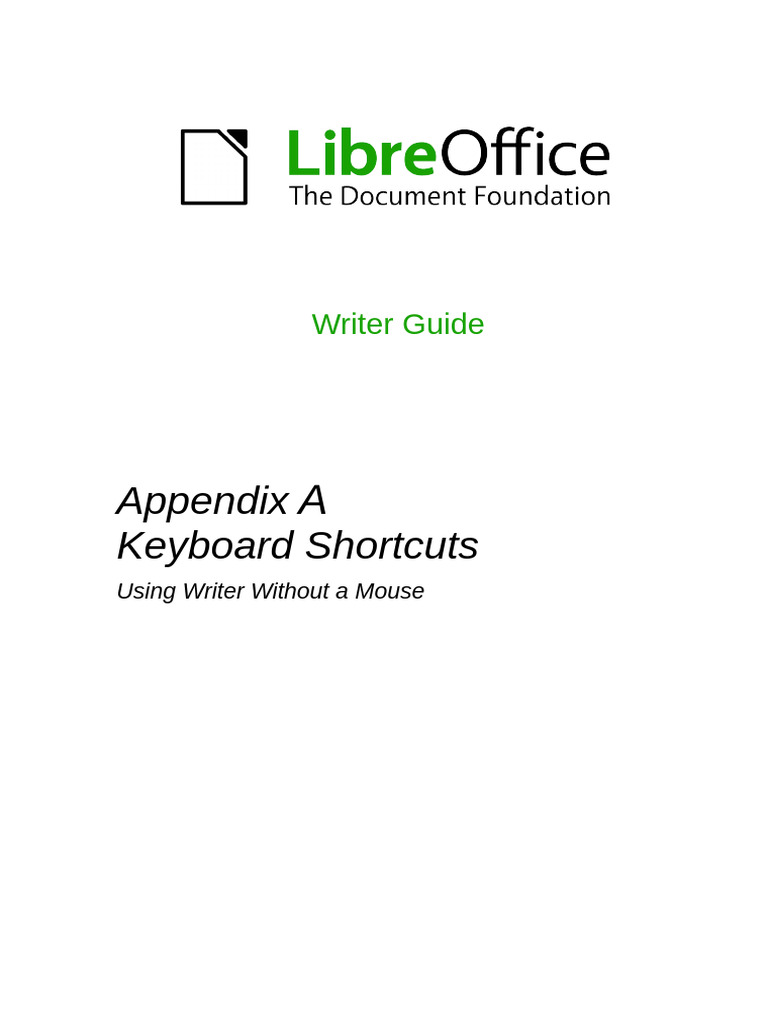 WG4217 KeyboardShortcuts | PDF | Computer Keyboard | Cursor (User Interface)