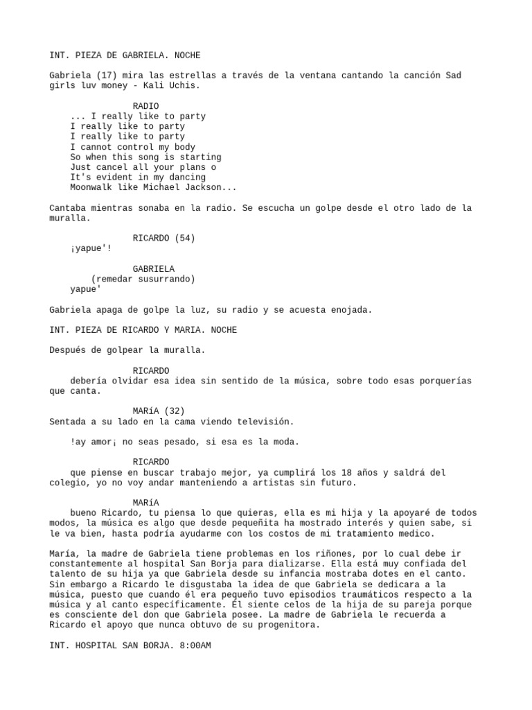 Script My Project | PDF