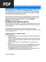 CBSE Class 12 Macro Economics: Foreign Exchange Rates Notes | PDF ...