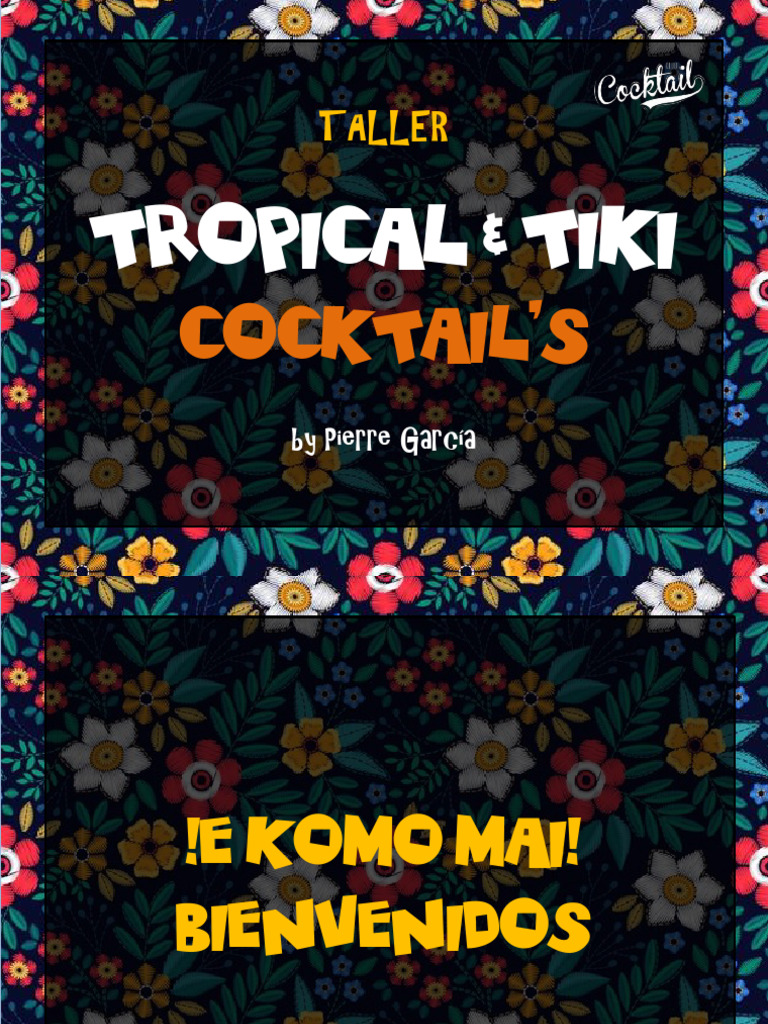 Cocteles Tiki y Tropicales: Significado y Recetas | PDF | Ron | Polinesia