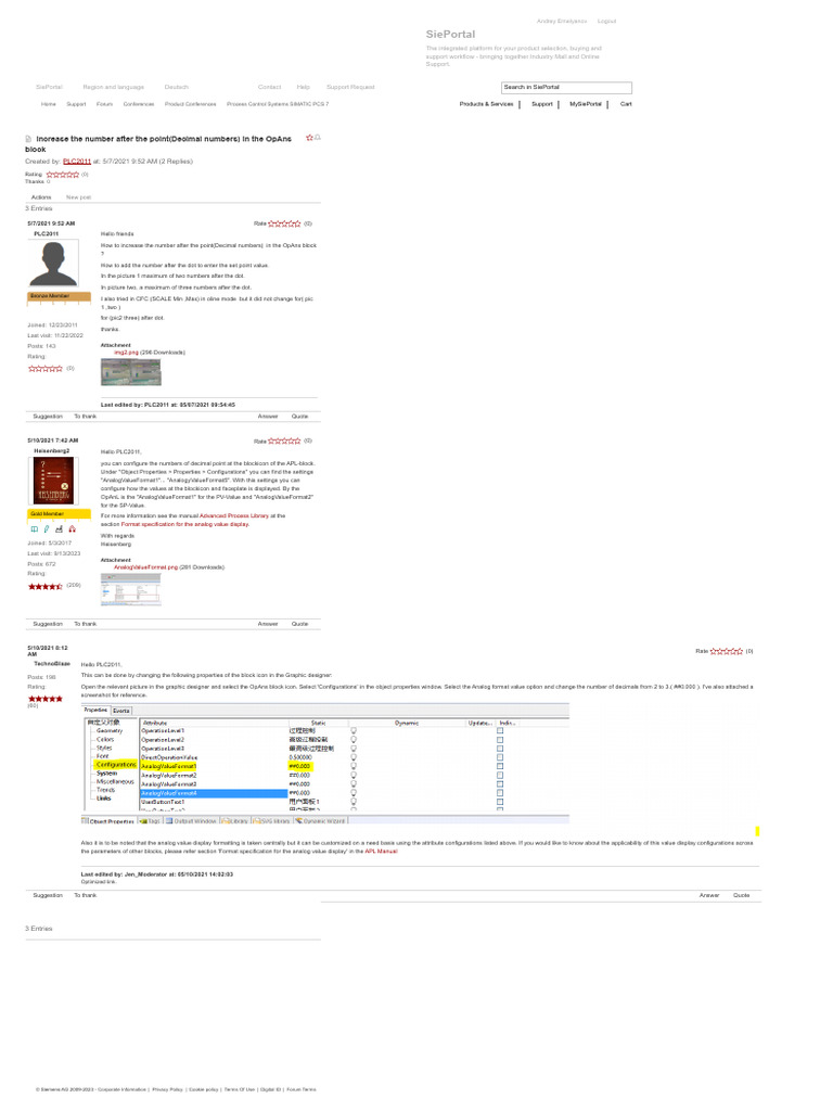 Increase The Number After The Point (Decimal Numbers) in The OpAns ...
