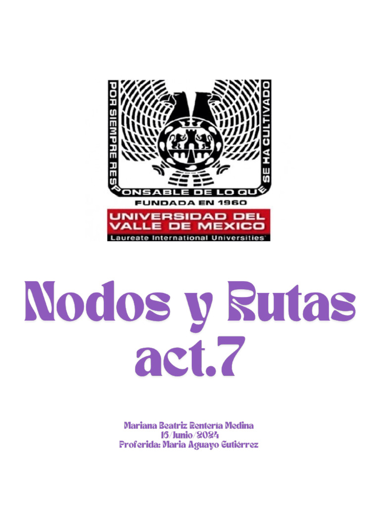 Act 6 Nodos y Rutas | PDF | Crimen organizado | México