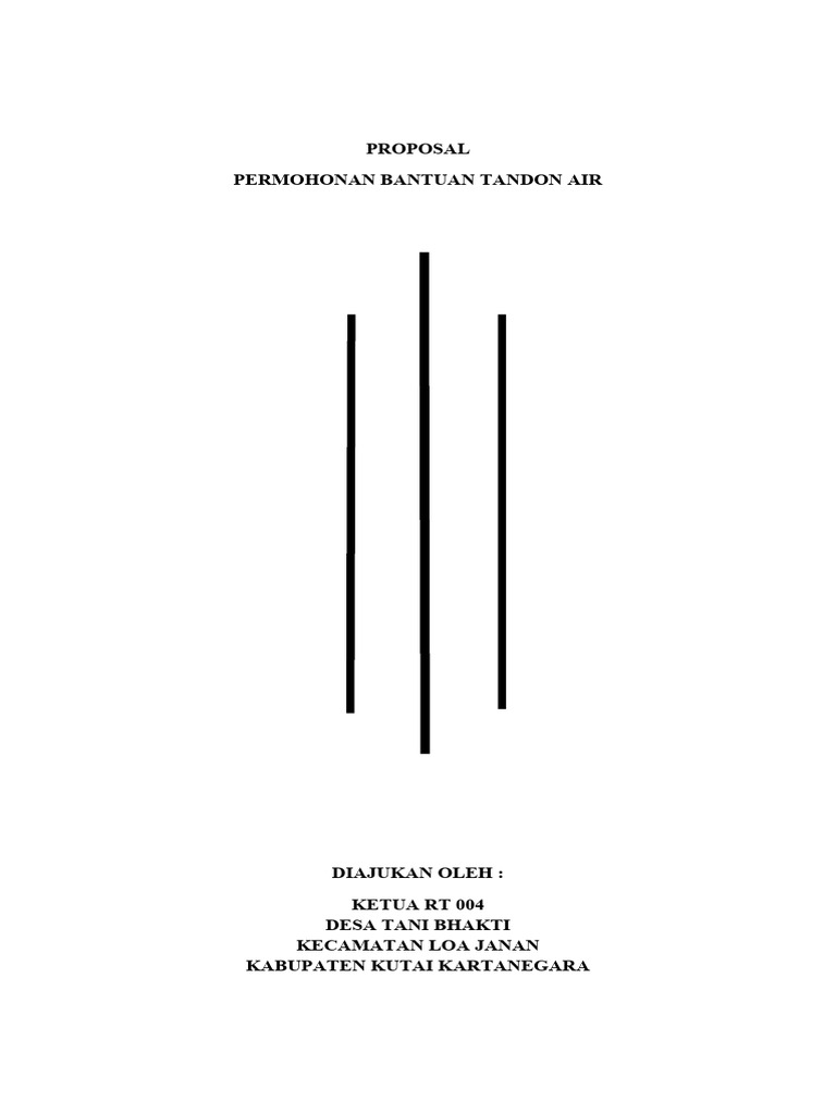 Proposal Pengadaan Tandon | PDF