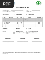 PPE Request Form | PDF