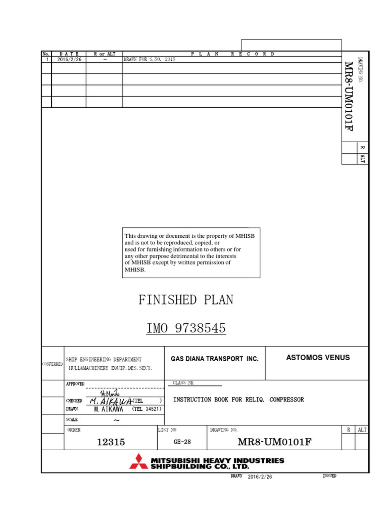 Ge28 Instruction Book For Reliq. Compressor | PDF