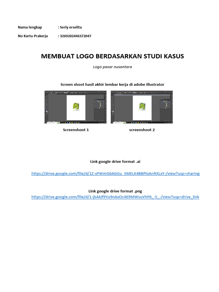 TPM 2 - Membuat Logo Berdasarkan Studi Kasus (Serli) | PDF