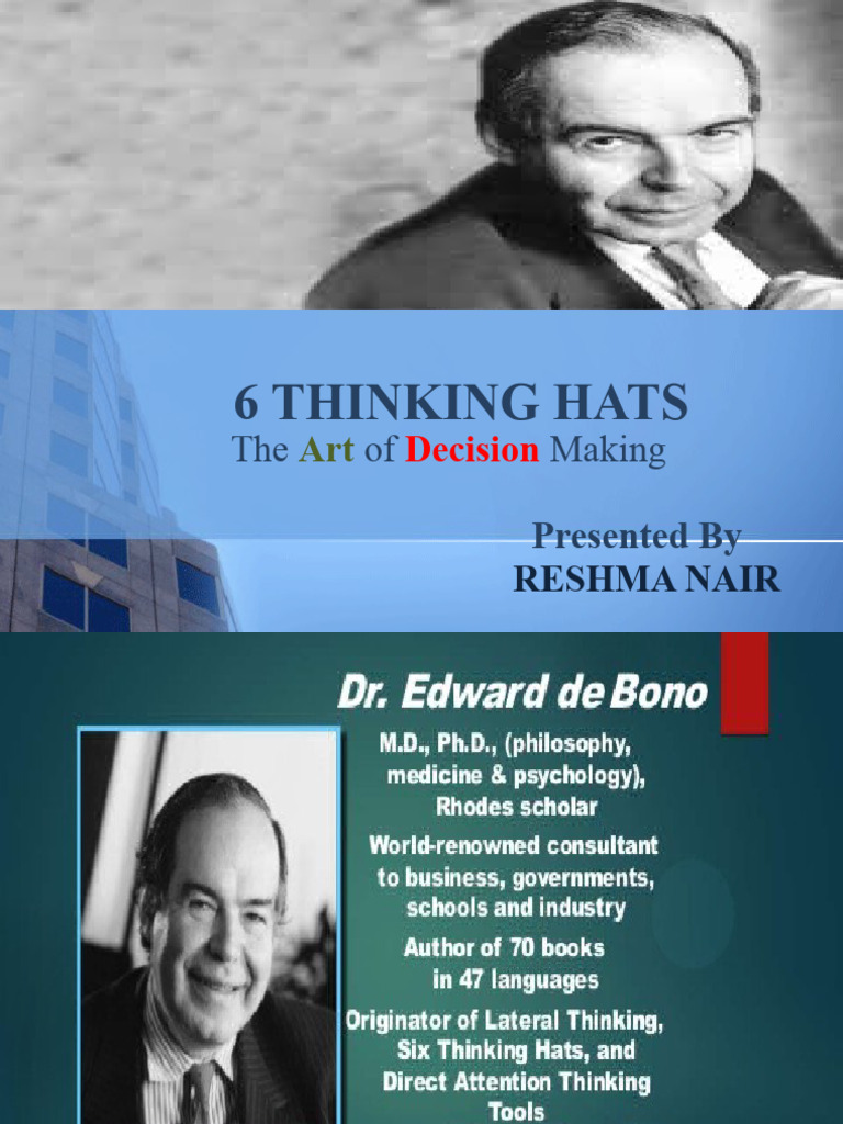 6 THINKING HATS | PDF | Thought | Cognition