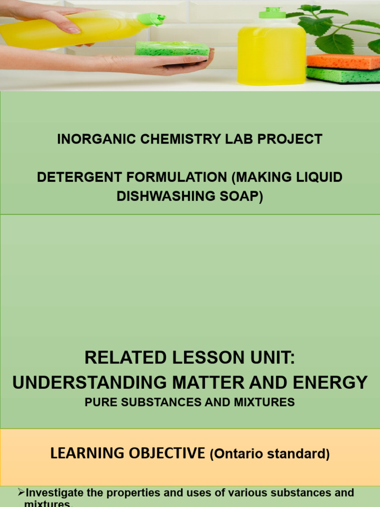 soap project | PDF | Soap | Sodium Bicarbonate