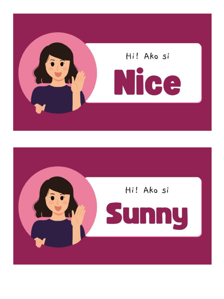 Group 4 - Name Tag | PDF