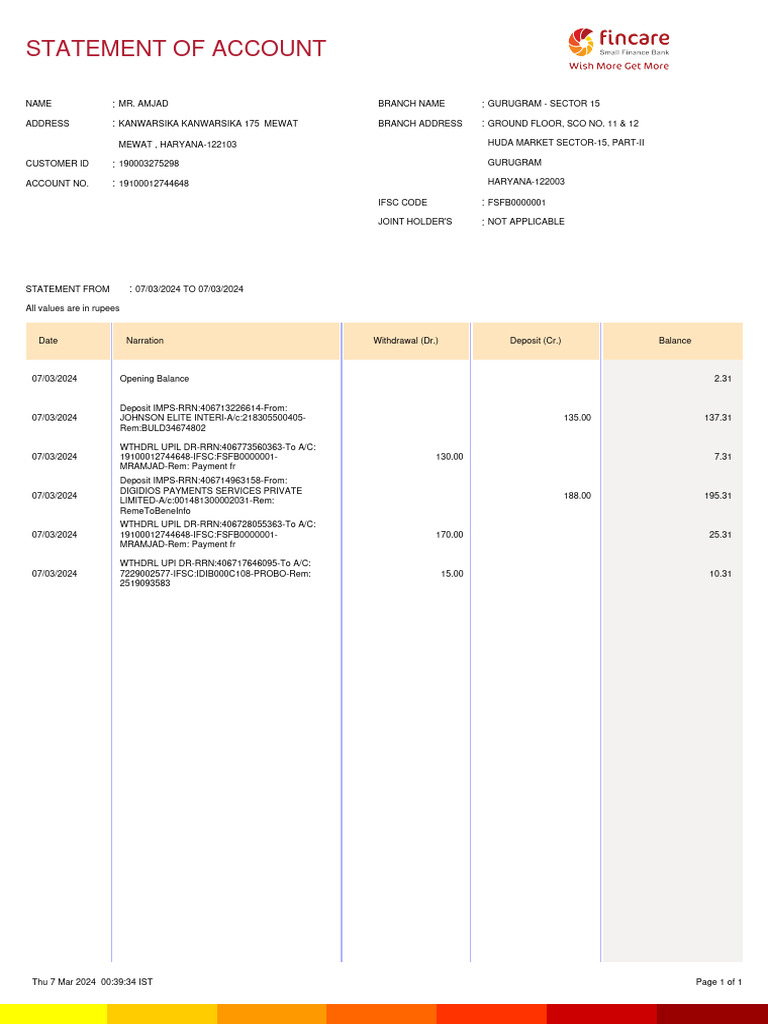 Fc bank | PDF | Financial Services | Banking