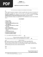 Gratuity Form-I | PDF | Gratuity | Justice
