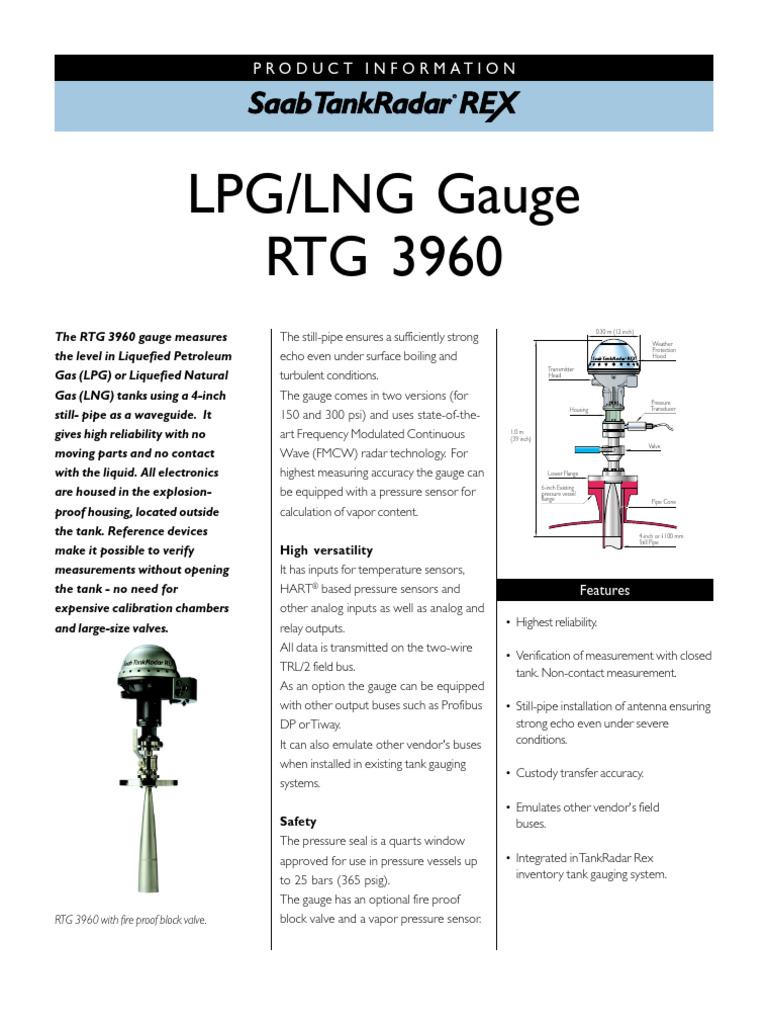 REX 3960 Ed1 Eng | PDF | Pressure Measurement | Pressure