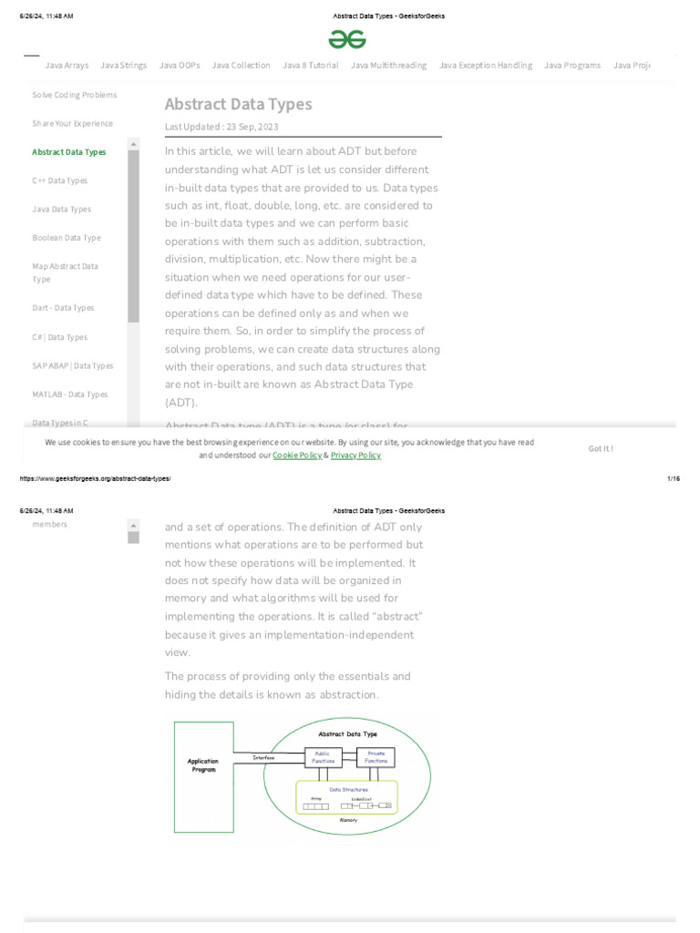 Abstract Data Types | PDF | Queue (Abstract Data Type) | Data Type Abstract Data Types | PDF | Queue (Abstract Data Type) | Data Type