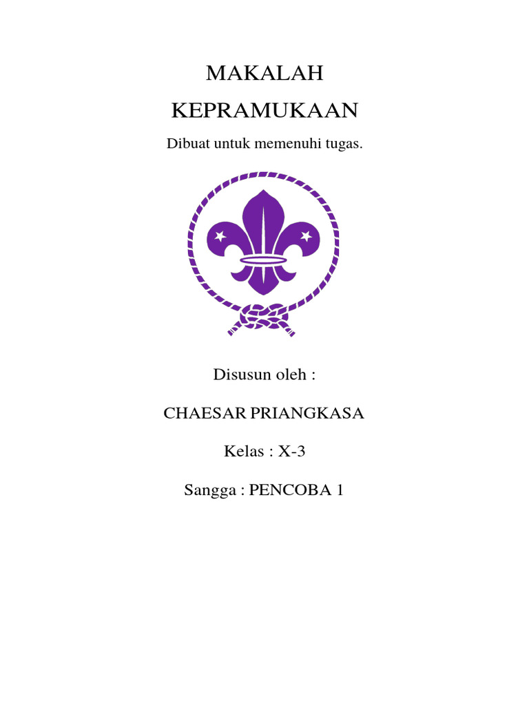 Makalah Pramuka | PDF
