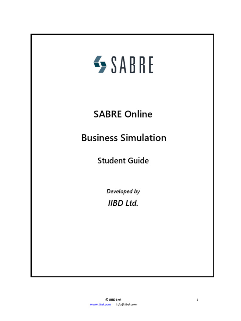 SABRE Online Student Guide | PDF | Advertising | Inventory