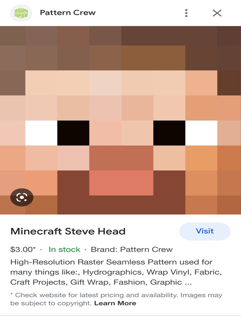 Steve From Minecraft Head - Google Search | PDF | Home & Garden