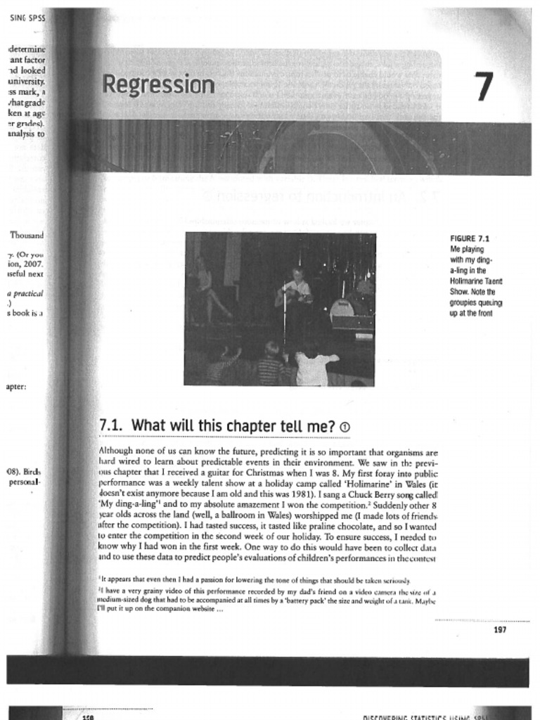 Field 2009 Chapter 7 - Regression | PDF