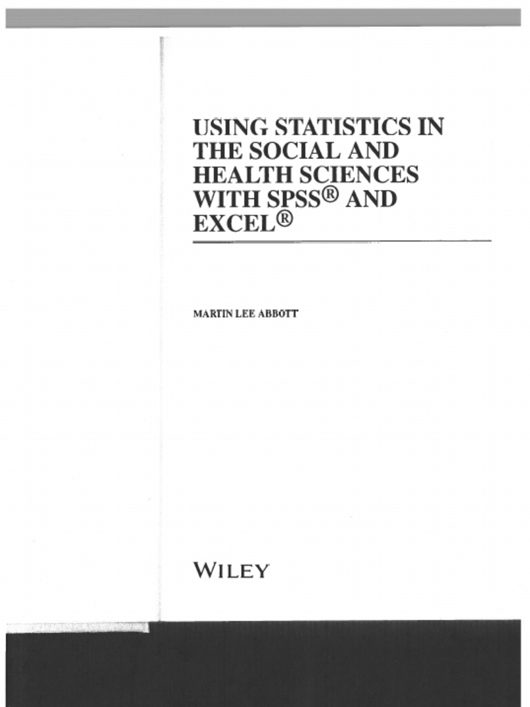 Abbott 2017 Chapters 2 and 3 - Descriptive Statistics Central Tendency ...
