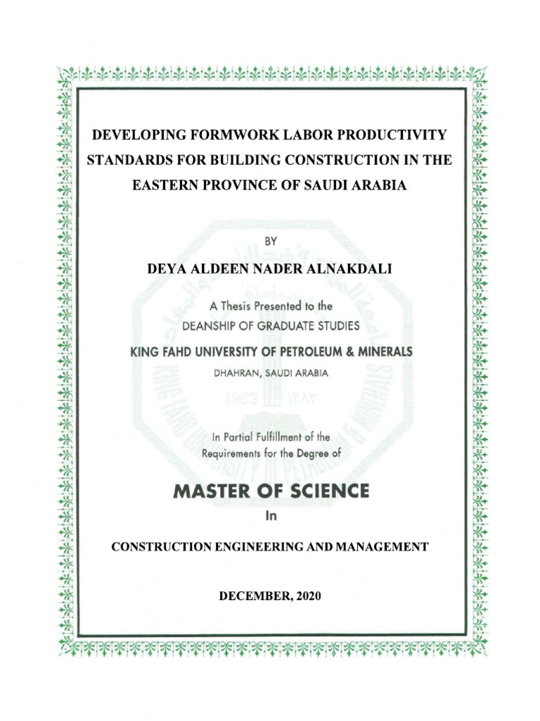 Deya AlDeen AlNakdali Thesis | PDF