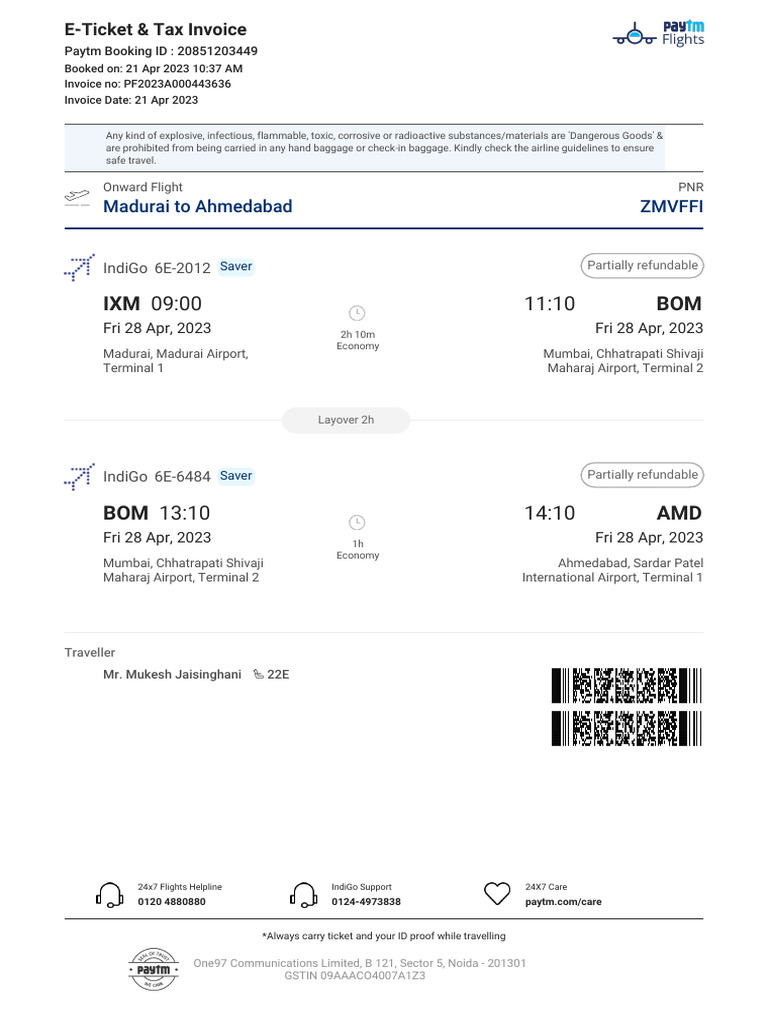 Ixm Amd 28042023 20851203449 | PDF | Airport | Fee