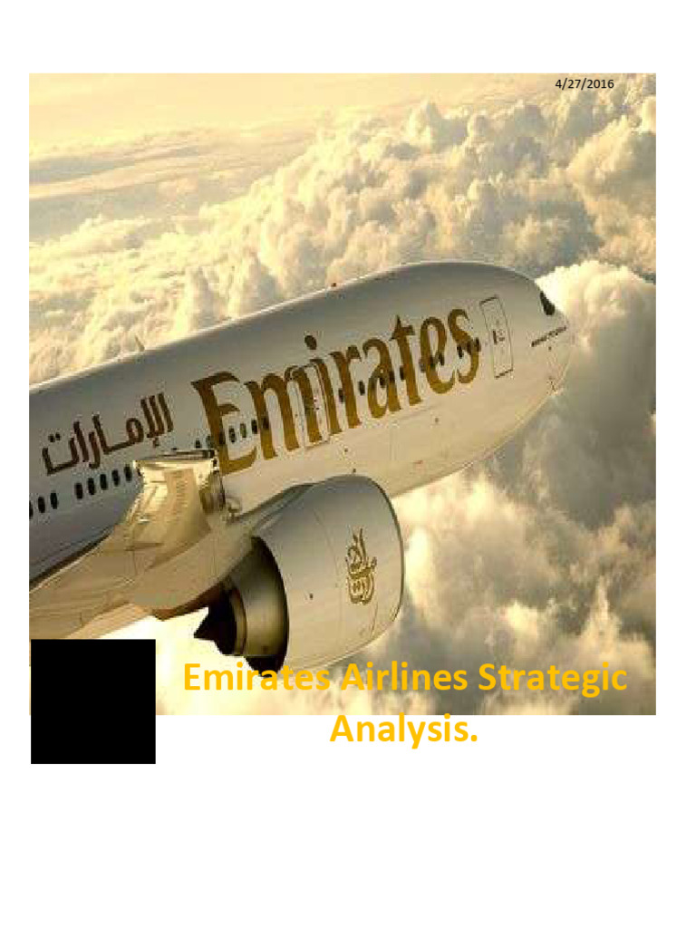 Emirates Airlines Strategic Analysis Report | PDF | Emirates (Airline ...