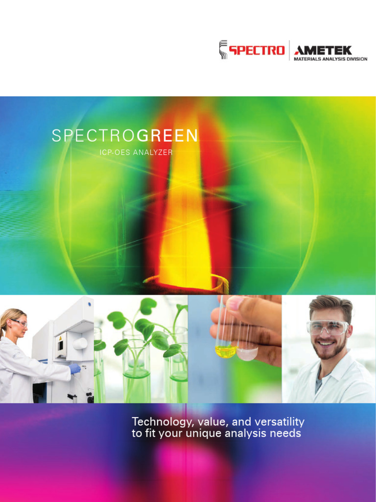 Brosur ICP-OES Analyzer Seri Spectrogreen Merk SPECTRO (Germany) | PDF | Matrix (Mathematics ...