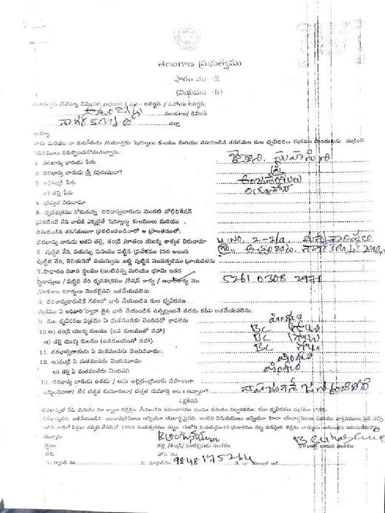 Suhasini Caste Income - Compressed | PDF